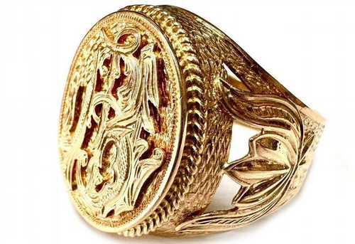 Золотое кольцо-печатка 583 пробы СССР (т100122)