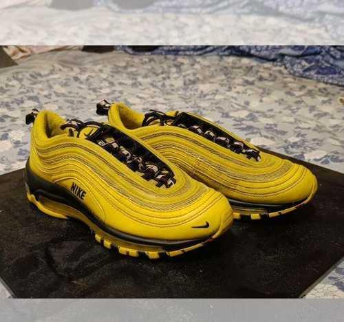 Nike Air Max 97 Кроссовки 6Y яркий цитрон черный