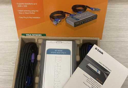 KVM-переключатель D-Link dkvm-4K 4PC, dkvm-4K