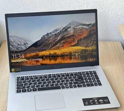 17.3" Acer, 2022год, FHD+IPS, Intel N6000, SSD 256