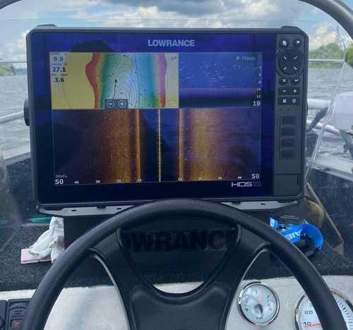 Эхолот lowrance hds 12 с датчиком 3 в 1