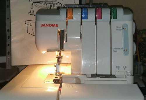 Оверлок janome 744D