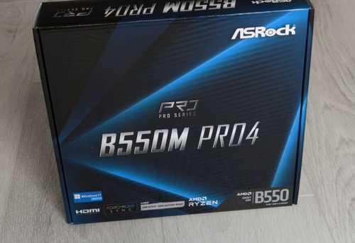 Asrock b550m pro4, новая