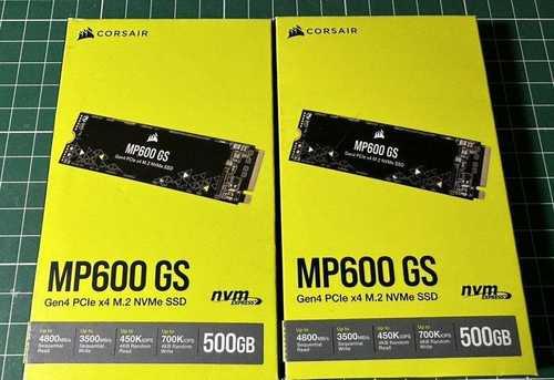 Corsair MP600 GS 500gb - Новые SSD из США