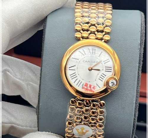 Шикарные женские часы Cartier кварц