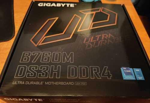 Gigabyte B760M DS3H DDR4 на гарантии