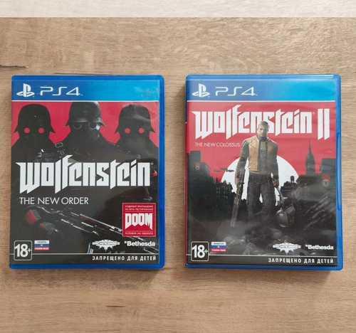 Две части Wolfenstein для PS4