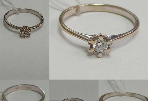 Золотые кольца с бриллиантами(21700)