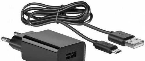 USB - розетка 5В 2100mA + кабель 1,2m 5C/5S/6S Бел
