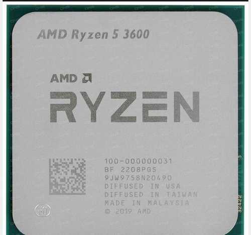 Процессор amd ryzen 5 3600