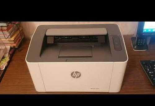 Принтер лазерный HP Laser 107w бу