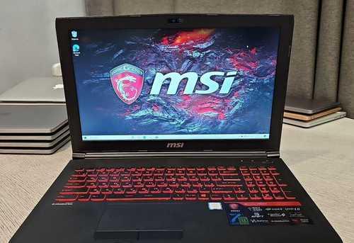 MSI GL62M i7-7700HQ 2.8Ghz/8Gb/128SSD+1Tb/6Gb