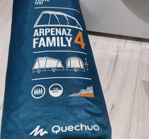 Палатка четырёхместная Quechua Arpenaz Family 4