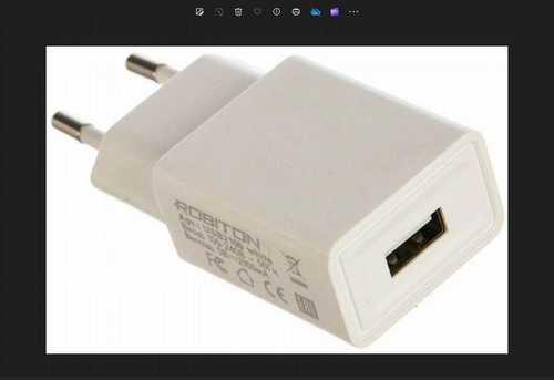 Адаптер / блок питания robiton USB 2100 white