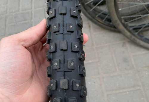 Шипованая резина на велосипед 26 kenda