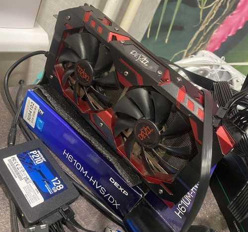 Видеокарта rx580 8gb red devil