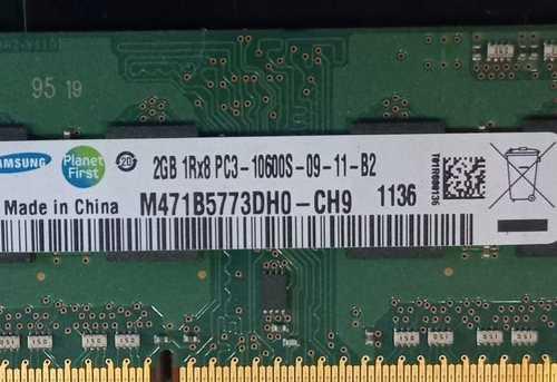 Оперативная память Samsung DDR3 1х2Гб