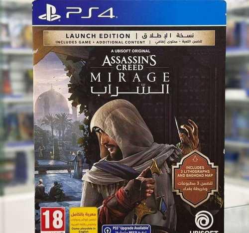 PS4 Assassins Creed Mirage Launch Edition Б/У (Русские субтитры) cusa-40975