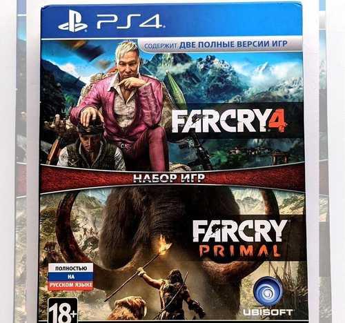 Игры на Sony PS4/ Набор Far Cry 4/Primal (Рус)