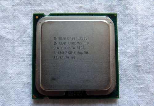 Intel Core 2duo E7500,E5300 сокет LGA775