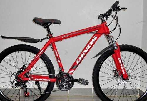 Скоростной велосипед Красный новый