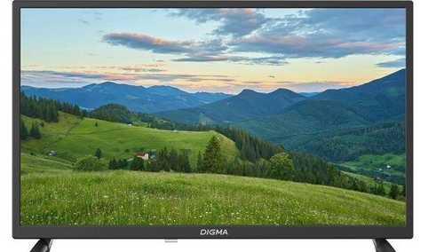 24" Телевизор digma DM-LED24MBB21 2022 LED, черный