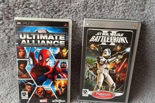 Игры для PSP. Лицензия. Marvel ultimate alliance