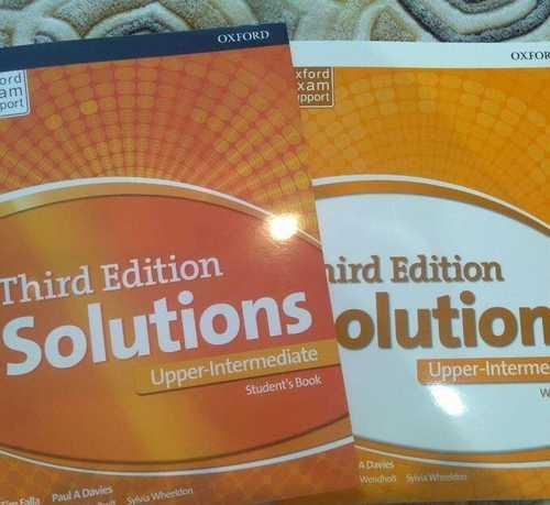 Учебник и тетрадь Solutions Upper-Intermediate