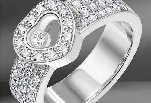Золотое кольцо Chopard Happy Diamonds