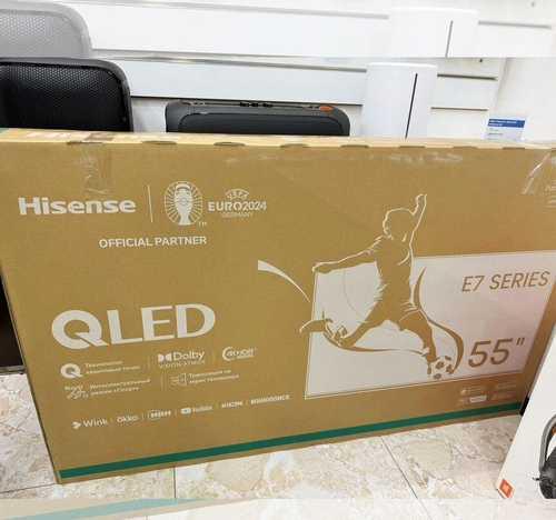 Телевизор Hisense 55E7NQ 4K qled