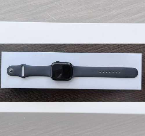 Часы apple watch 7 45 mm черные