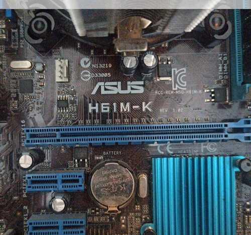 Материнская плата Asus H61M-K