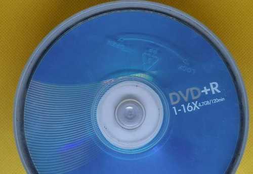 Диск DVD+R, Smartbuy 25 шт