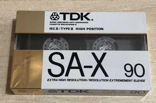 Аудиокассета TDK SA-X 90 1988 год Япония