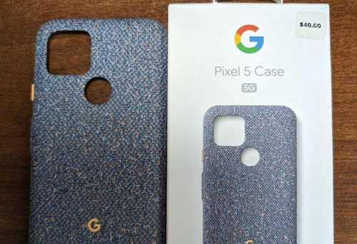 Google Pixel 5 чехол Fabric Case