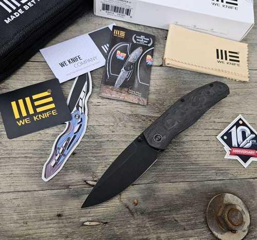 Складной нож We Knife Esprit 20cv Titaniun/Carbon