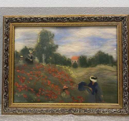 Картина в стиле Claude Monet "Маки" 47х37