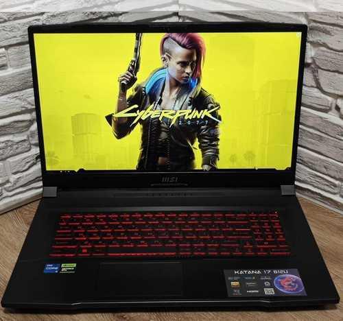 Мощный игровой 17" ноутбук MSI i5-12Gen/RTX2050