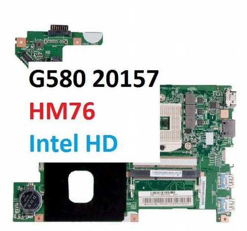 Материнская плата Lenovo g580 20157 HM76 LG4858L