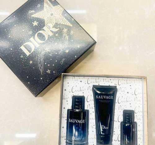 Подарочный набор Dior 3 в 1 для мужчин