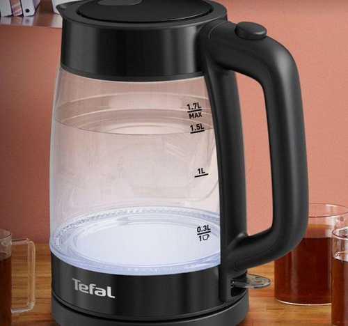 Новый чайник Tefal Glass Kettle KI840830