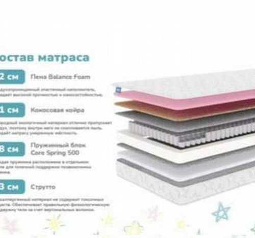 Матрас Sleeptek Junior FoamCocos Lite 15 90х190