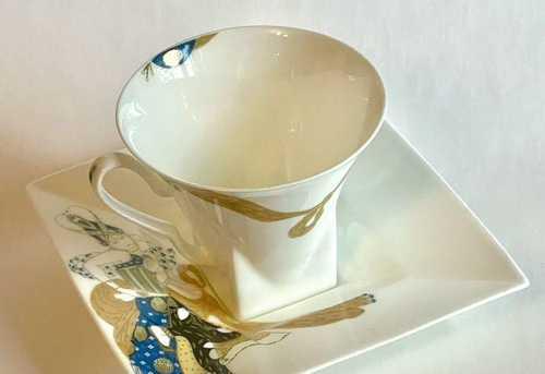 Чашка с блюдцем чайный «Пери» Форма: Петрополь