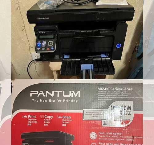 Принтер лазерный мфу pantum m 6500w