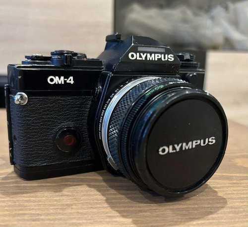 Olympus om-4 с объективом zuiko 50 1.8
