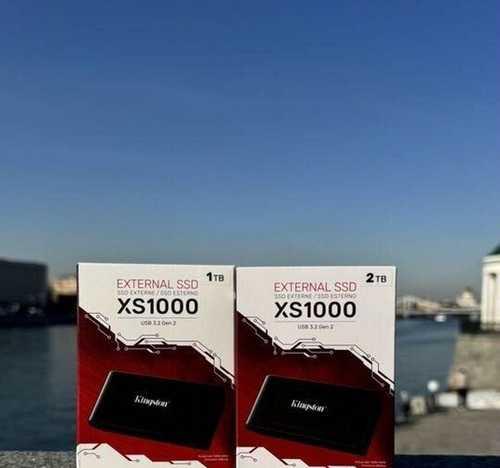 Внешний SSD Kingston 1Тб external xs 1000