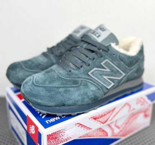 Зимние кроссовки New Balance 574 с мехом