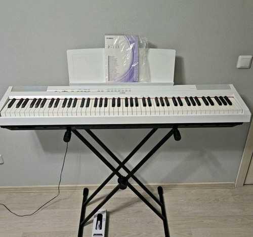 Цифровое пианино Yamaha P115 WH