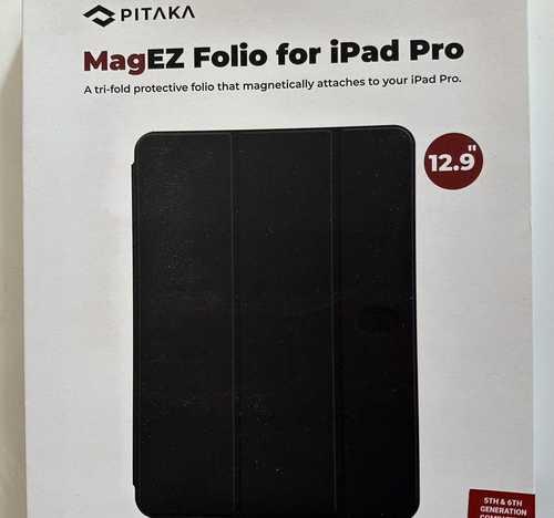 Pitaka magez folio для iPad Pro 12.9 Black/Gray Tw