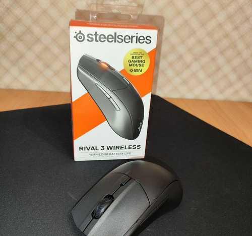 Игровая мышь SteelSeries Rival 3 Wireless